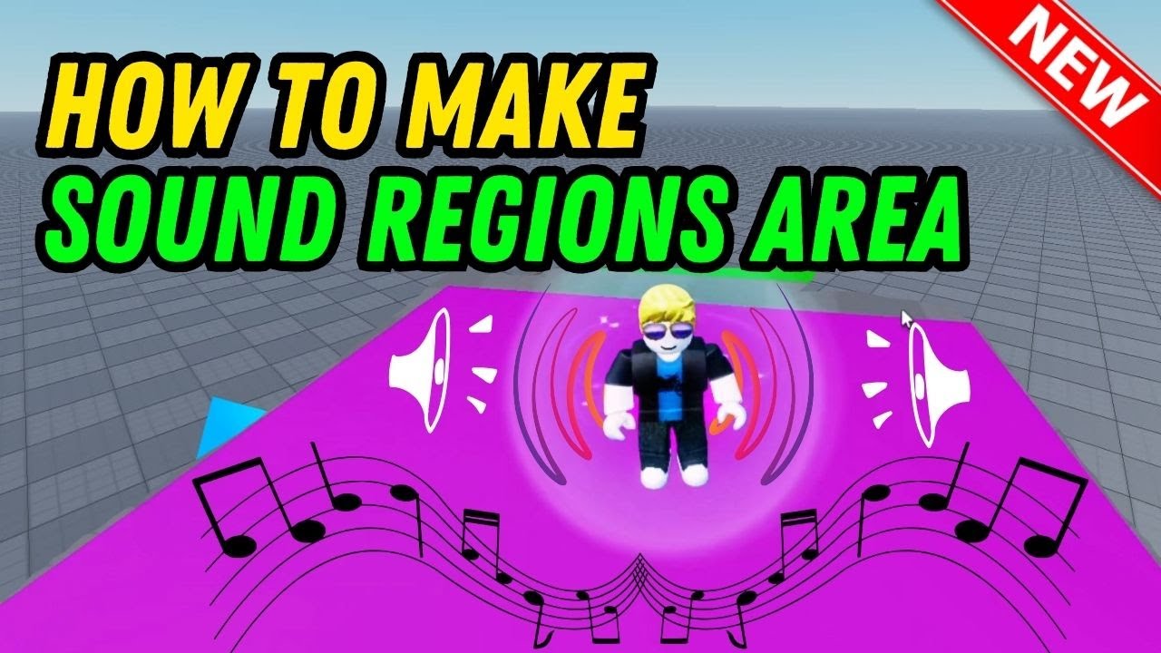 Roblox Studio : How to Make SOUND REGIONS Area - YouTube