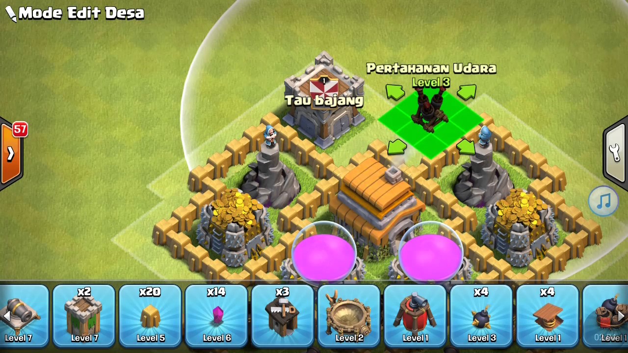COC BASE TH6 TERKUAT DAN TERMANTEP - YouTube