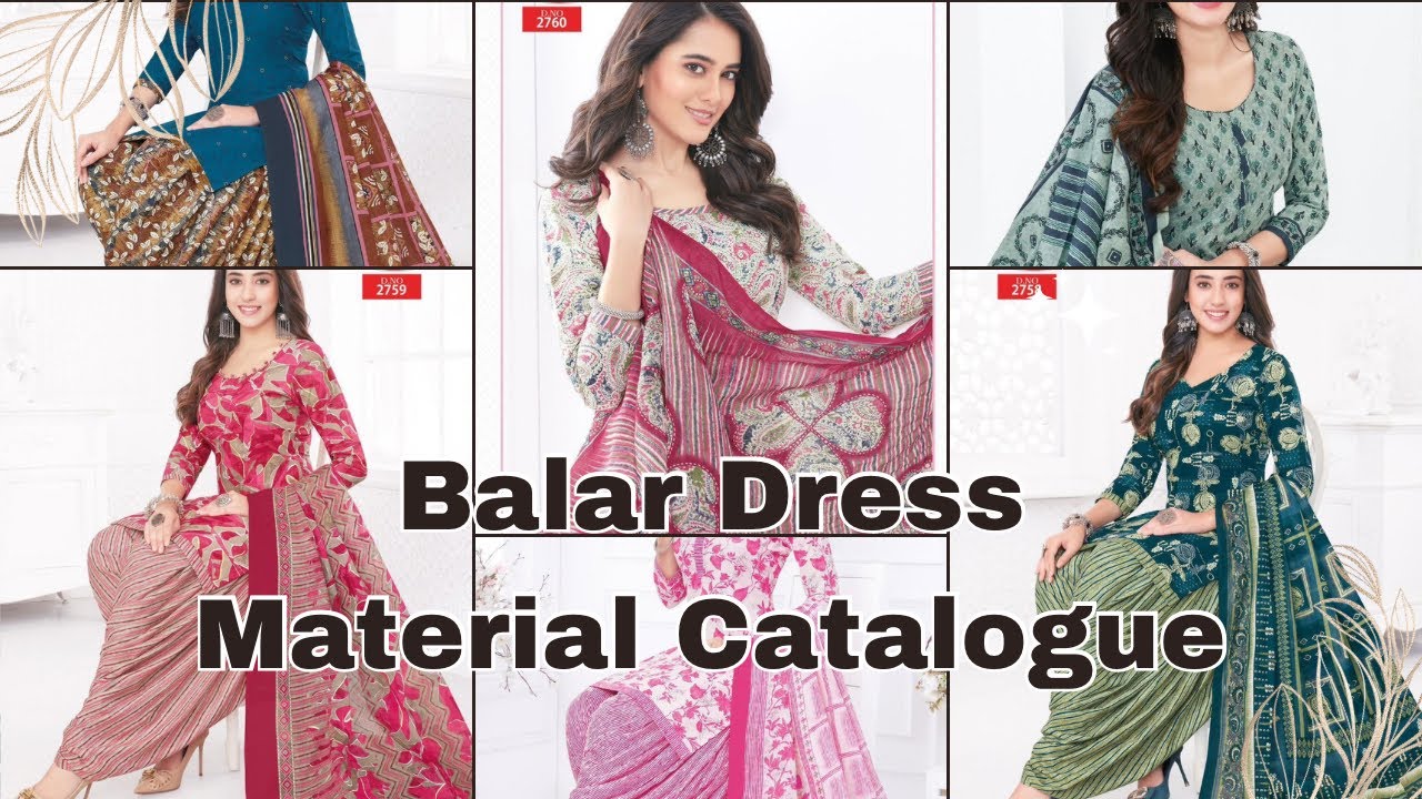 balar dress material catalogue | balar new catalogue 2023 - YouTube