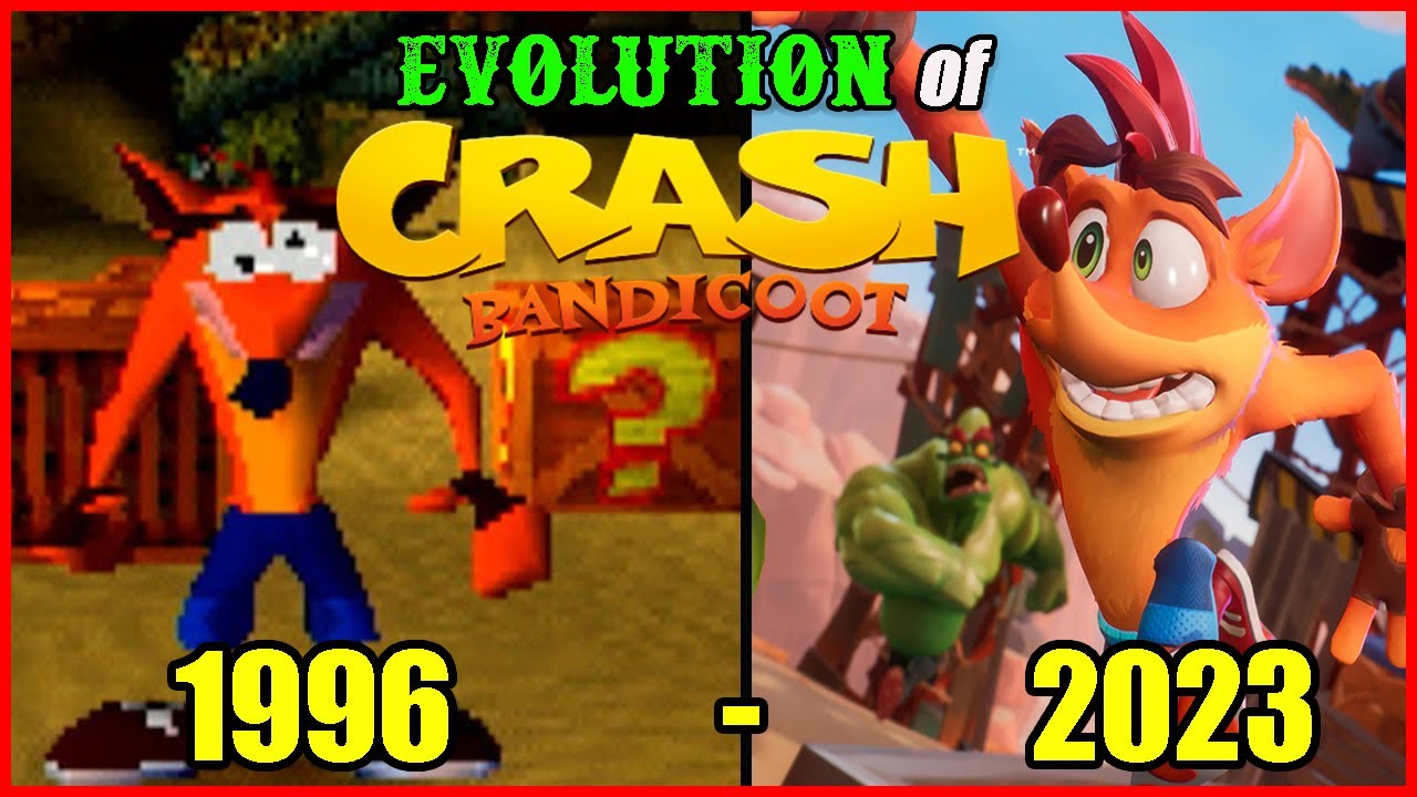 Evolution of "CRASH BANDICOOT" Games | (1996 - 2023) - YouTube