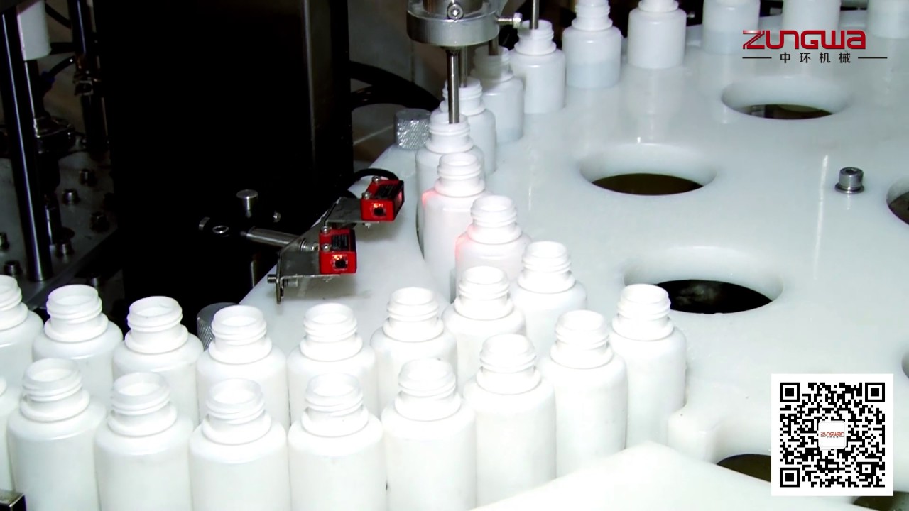 High Speed Filling And Capping Machine - YouTube