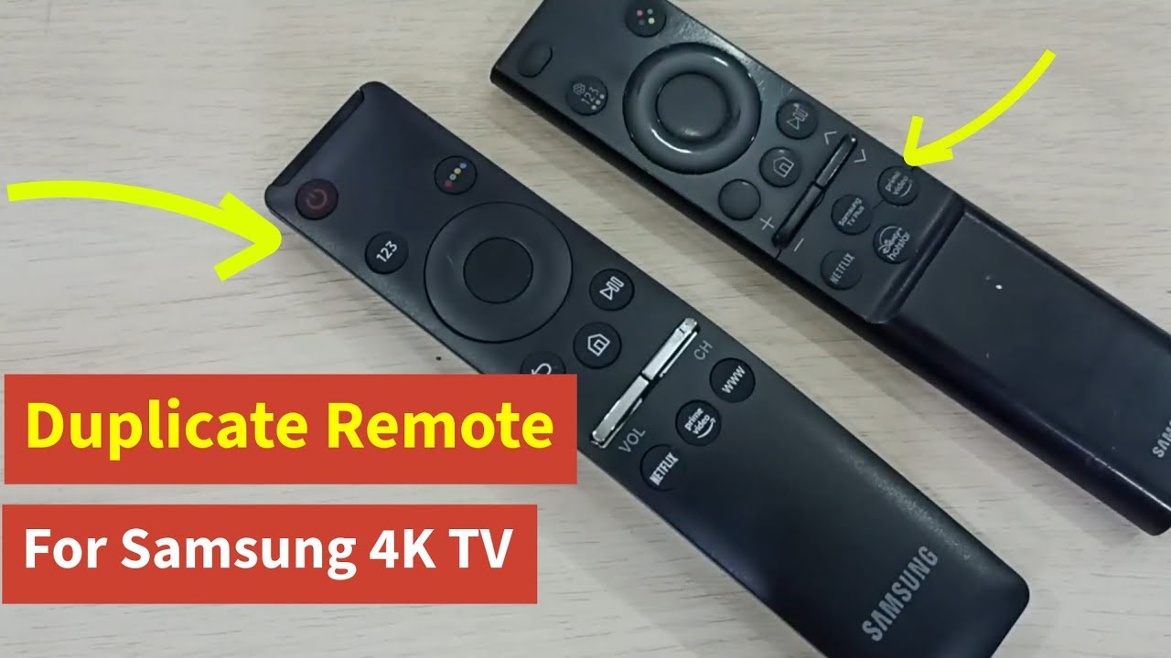 Duplicate Remote for Samsung Crystal 4K iSmart TV | Lost or Damaged Remote - YouTube