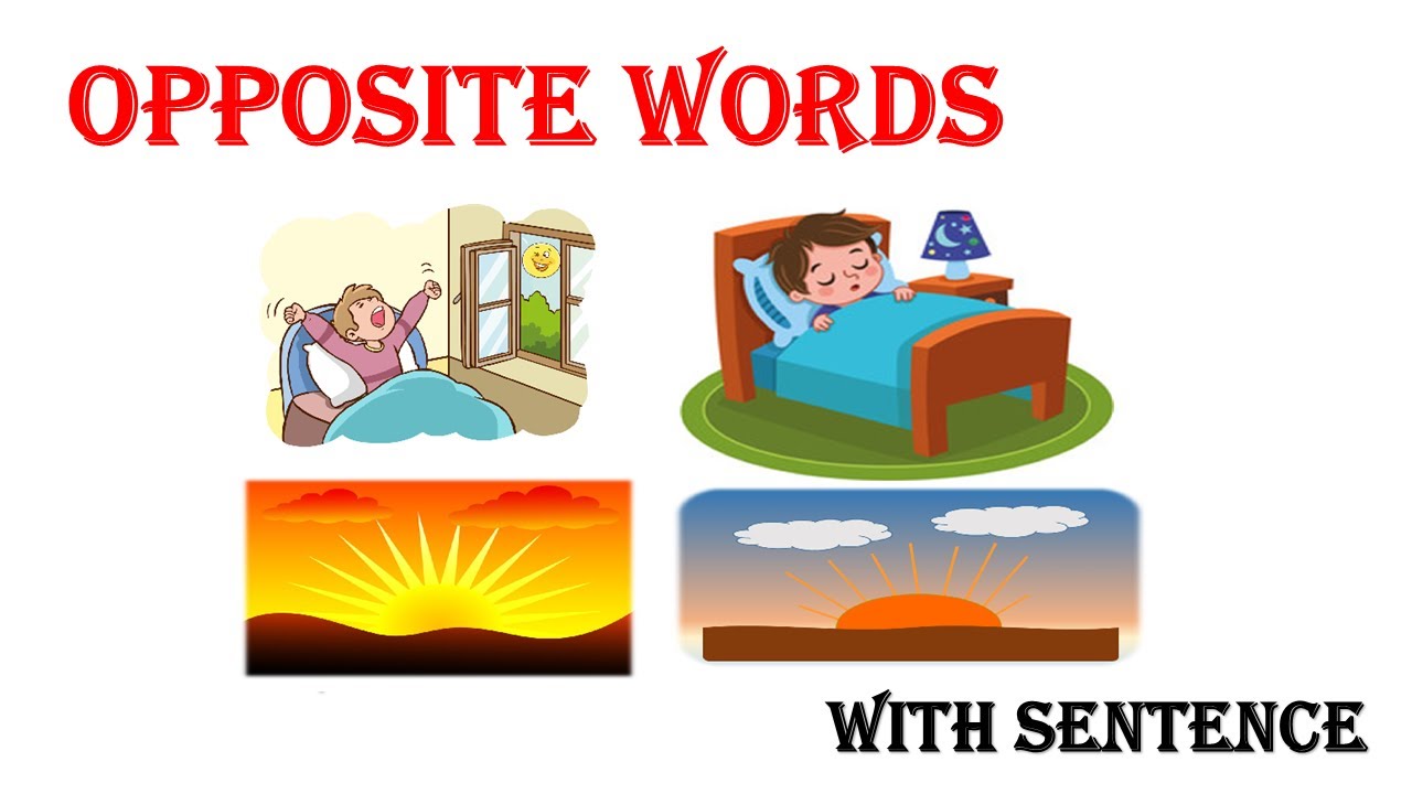 Opposite words in English | Opposite Words for Kids | Opposite Words ...