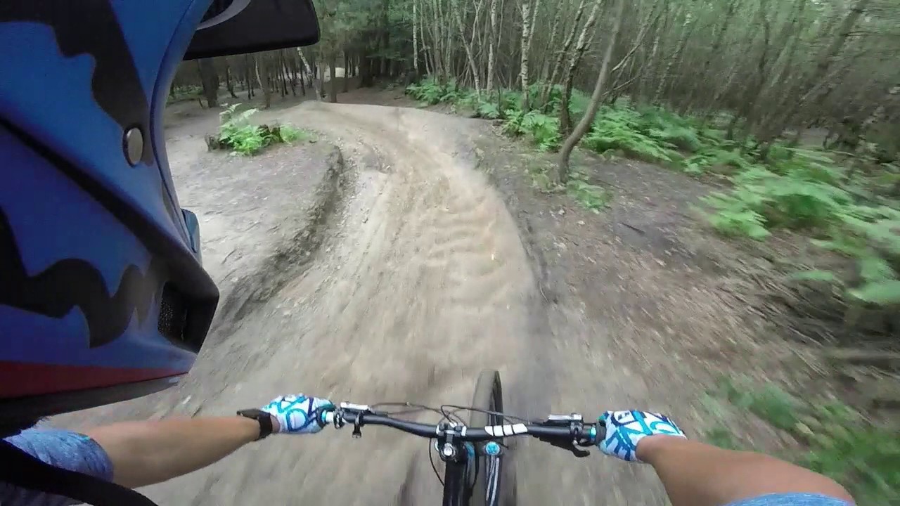 swinley forest red 15,25 and dh trails - YouTube