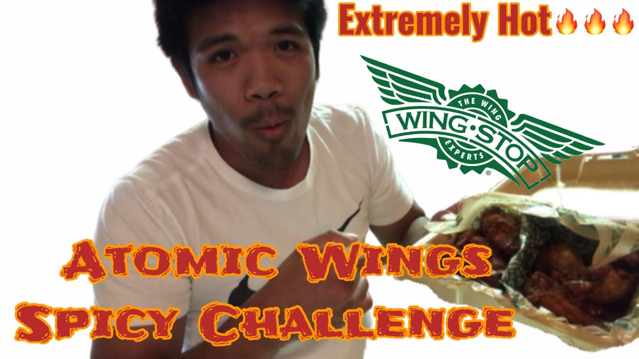 Atomic Wings Spicy Challenge🔥🔥 ATOMIC HOT WINGS // EXTREMELY HOT ...