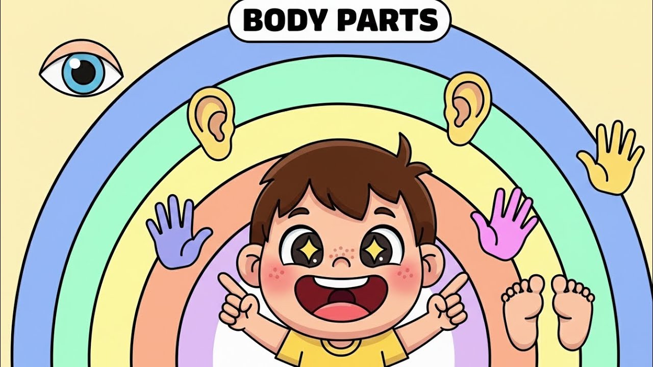Body Parts Song for Kids | Fun Learning Rhyme for Children - YouTube