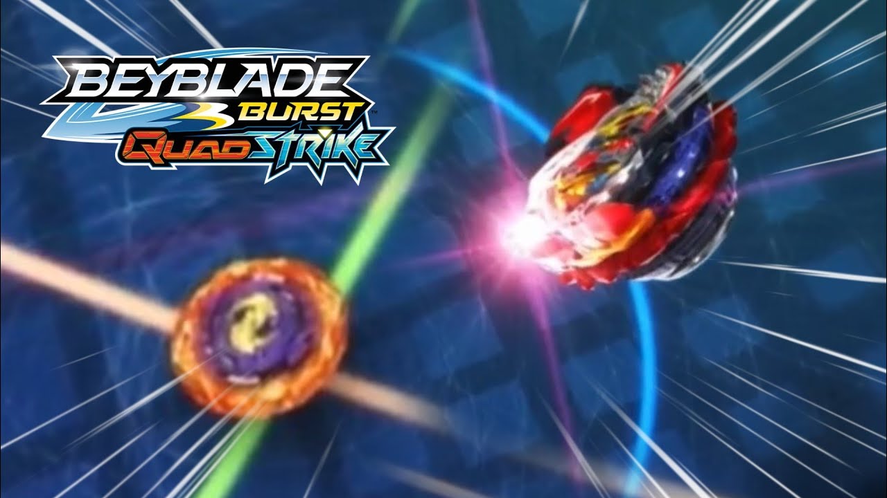 Quadra vs Bel | Ligthing Crash!! | Beyblade Burst QUADSTRIKE | EP 01 ...