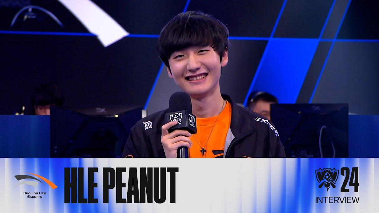 HLE Peanut 인터뷰 | 10.04 | 2024 월드 챔피언십 - YouTube