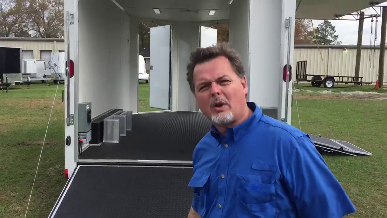 8x14 Tailgate/Display Trailer - YouTube