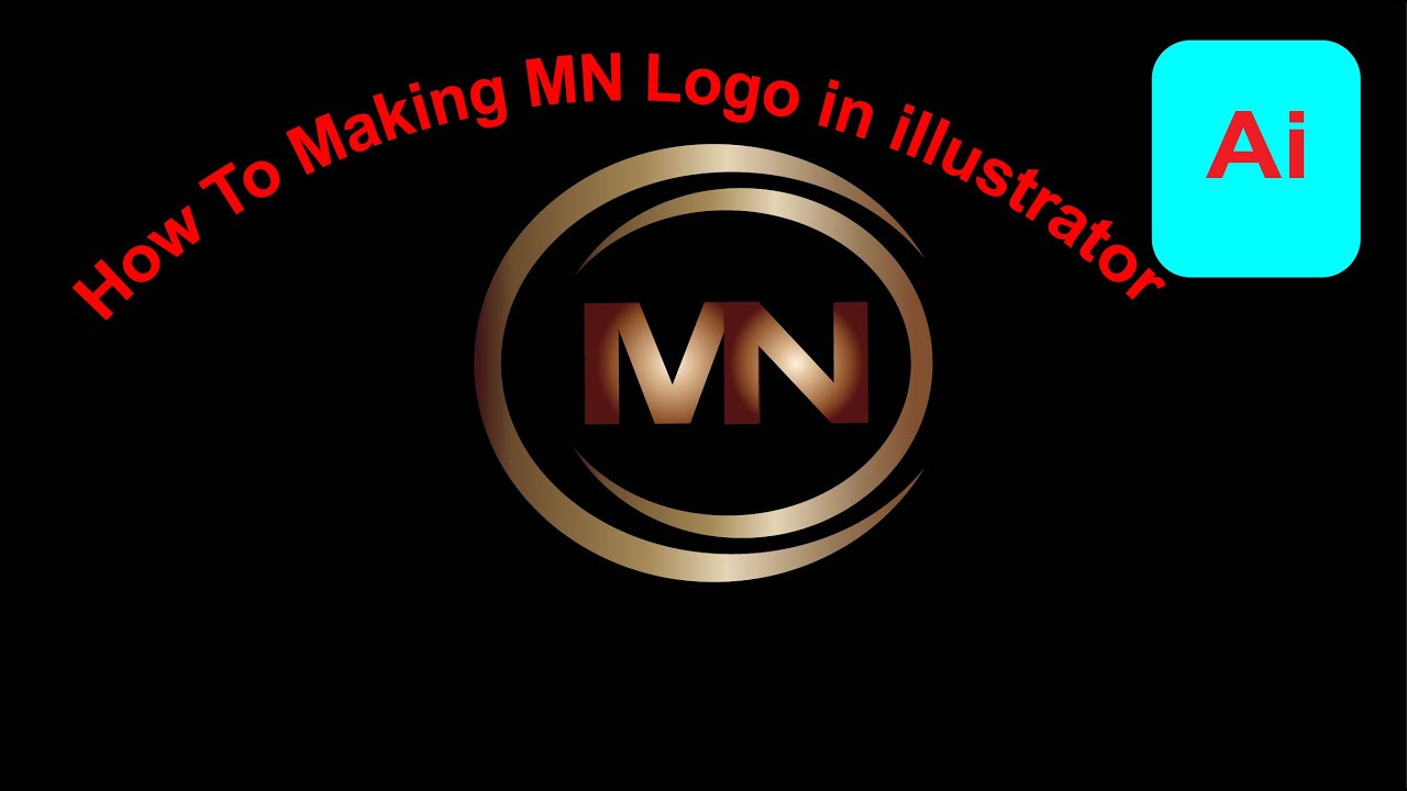 #illustrator tutorial# MN logo making in Ai - YouTube