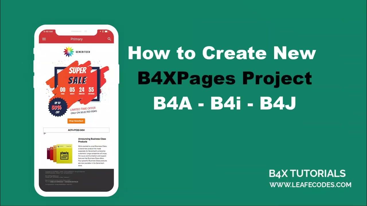 B4XPages 1 - How to Create and start New B4XPages Project - YouTube