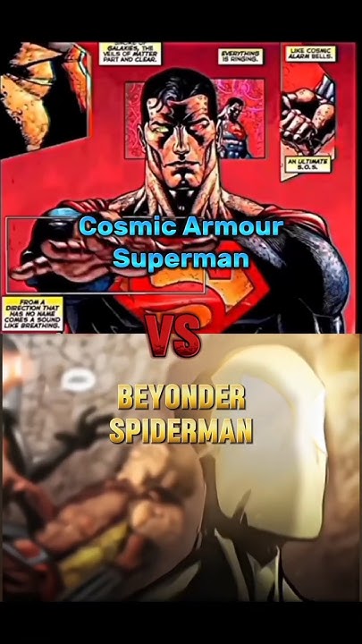 Cosmic Armour Superman Vs Beyonder Spiderman. #capcut #comics #marvel #Dc . - YouTube