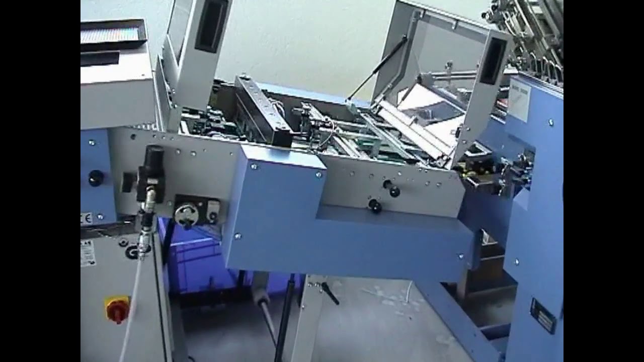 Booklet System Front Cut at Infeed - YouTube