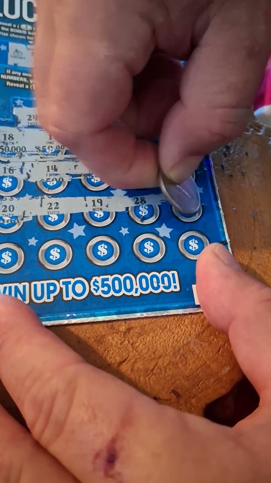 Scratching off a lottery ticket until I hit the jackpot - YouTube