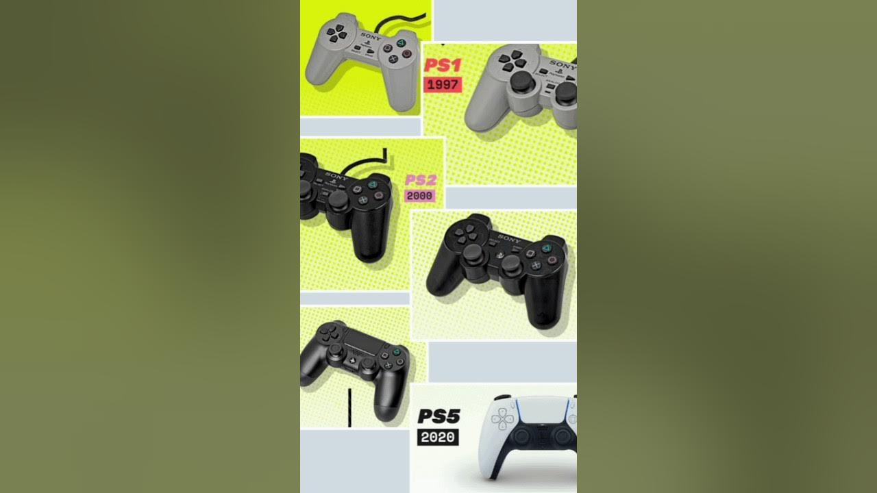 Evolution of PlayStation Controller [1994-2020] - YouTube