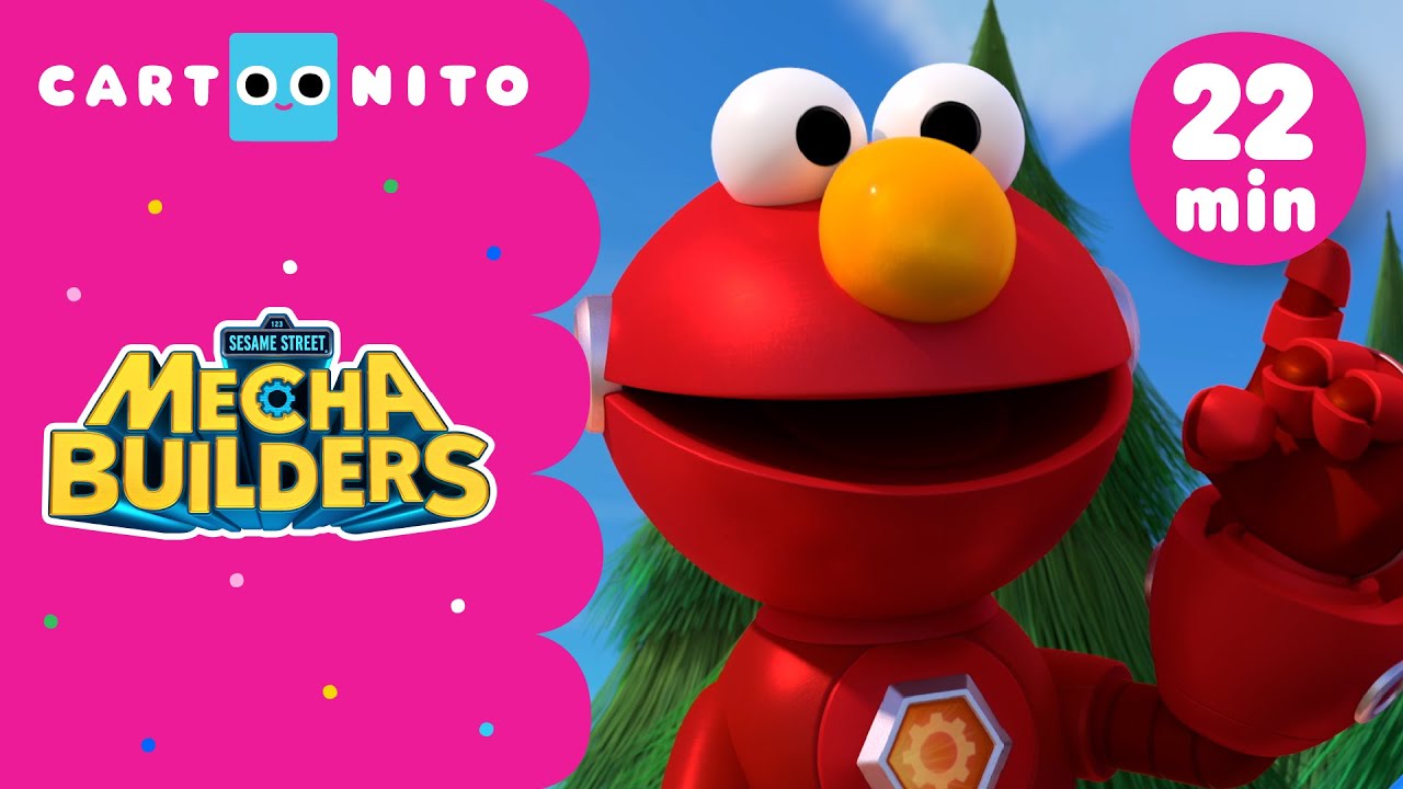 Best of Mecha Elmo | Mecha Builders | Cartoonito - YouTube
