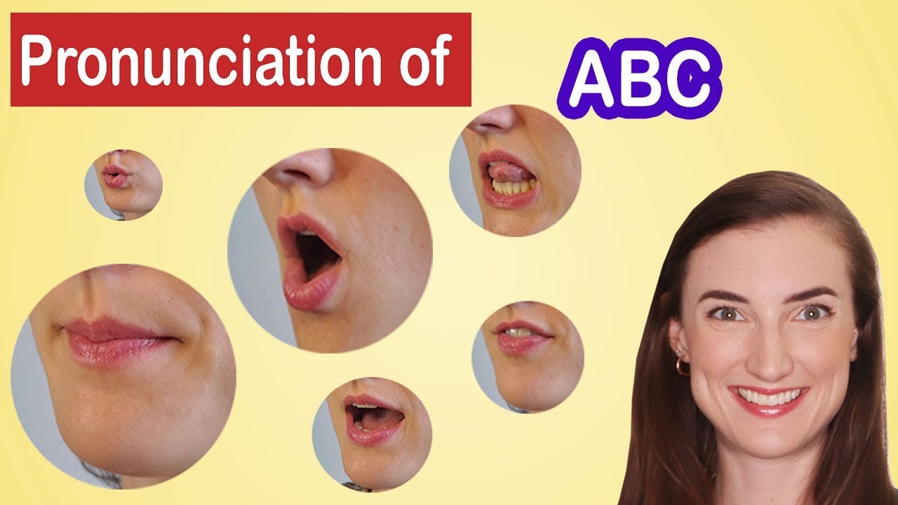 How to pronounce ABC, American English Pronunciation Lesson - YouTube