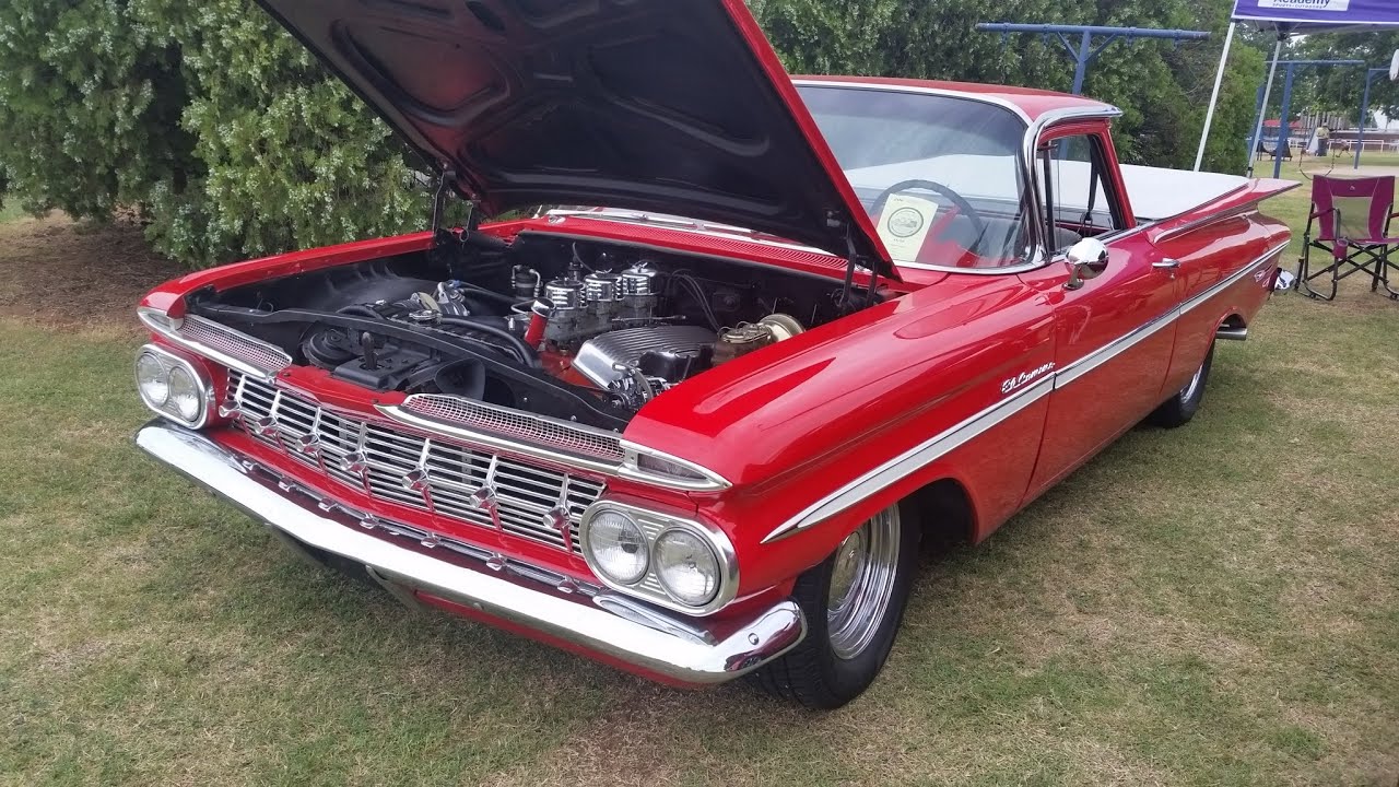 1959 Chevy El Camino 409 V8 Tri Power Restored Vintage Air 1st Year ...
