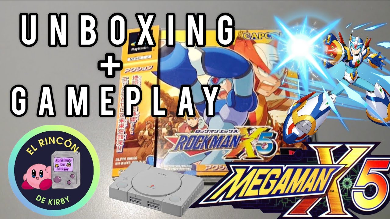 Megaman x5 / Rockman x5 - unboxing gameplay #gamers #elrincondekirby # ...