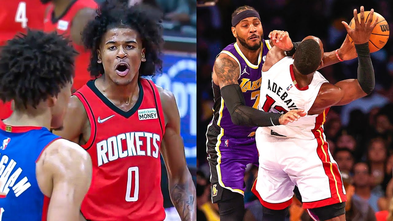 NBA "Chill tf Down! 😡" MOMENTS - YouTube