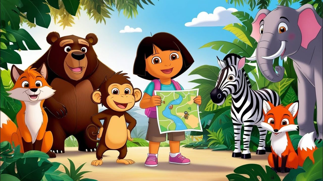 "Unforgettable Adventures: Dora & the Monkey's Epic Nursery Rhyme ...