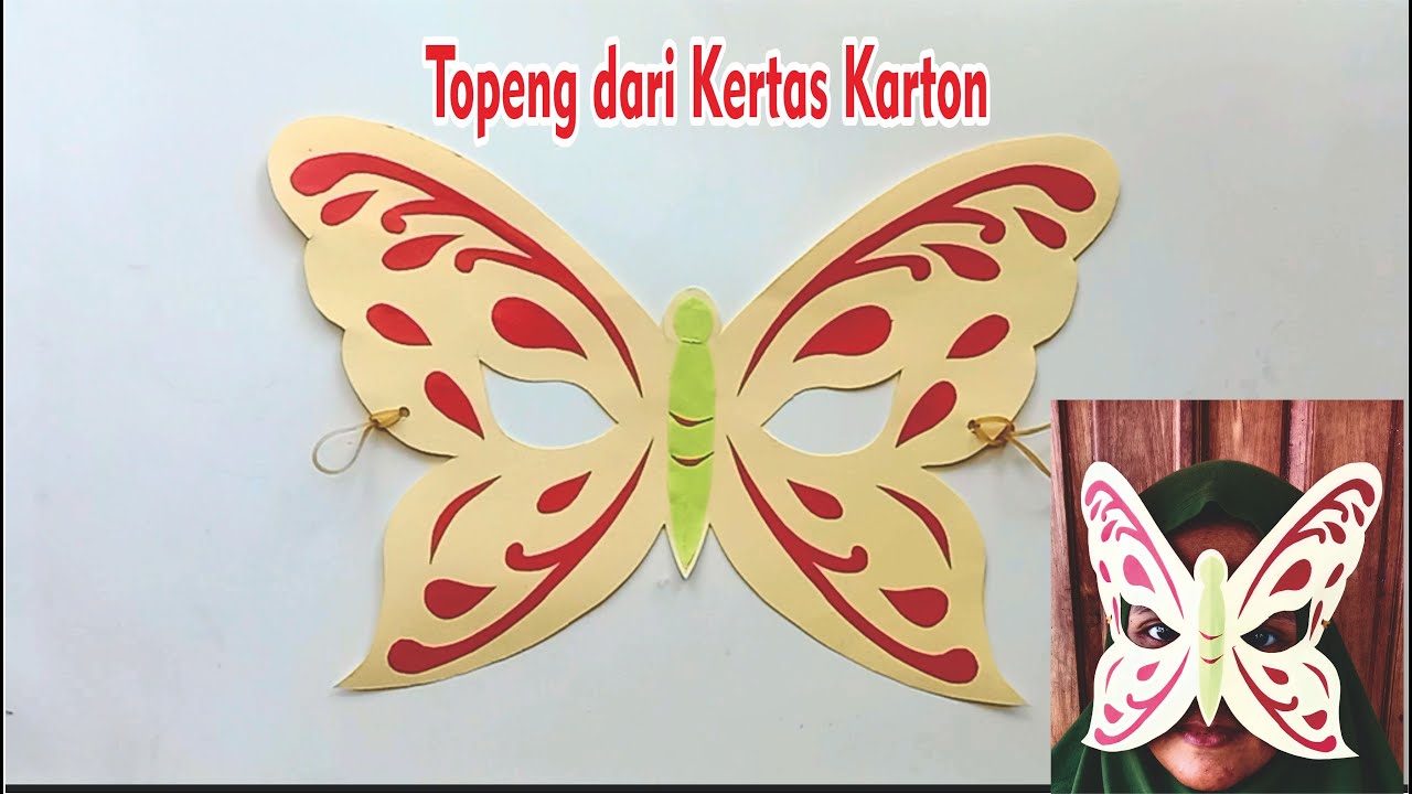 Cara Membuat Topeng dari Kertas Karton yang Mudah I Membuat Topeng ...