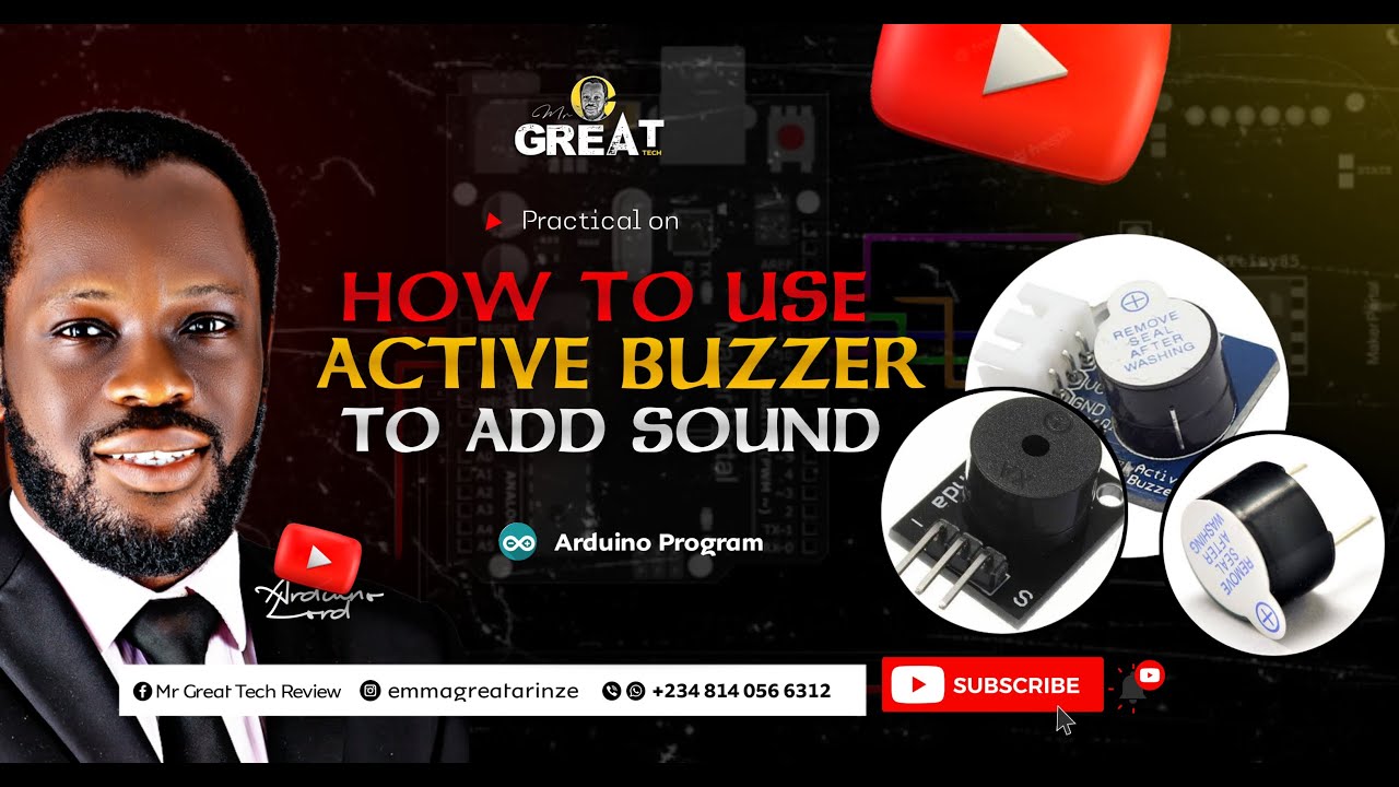 HOW TO USE ACTIVE BUZZER MR GREAT UNO 26 - YouTube