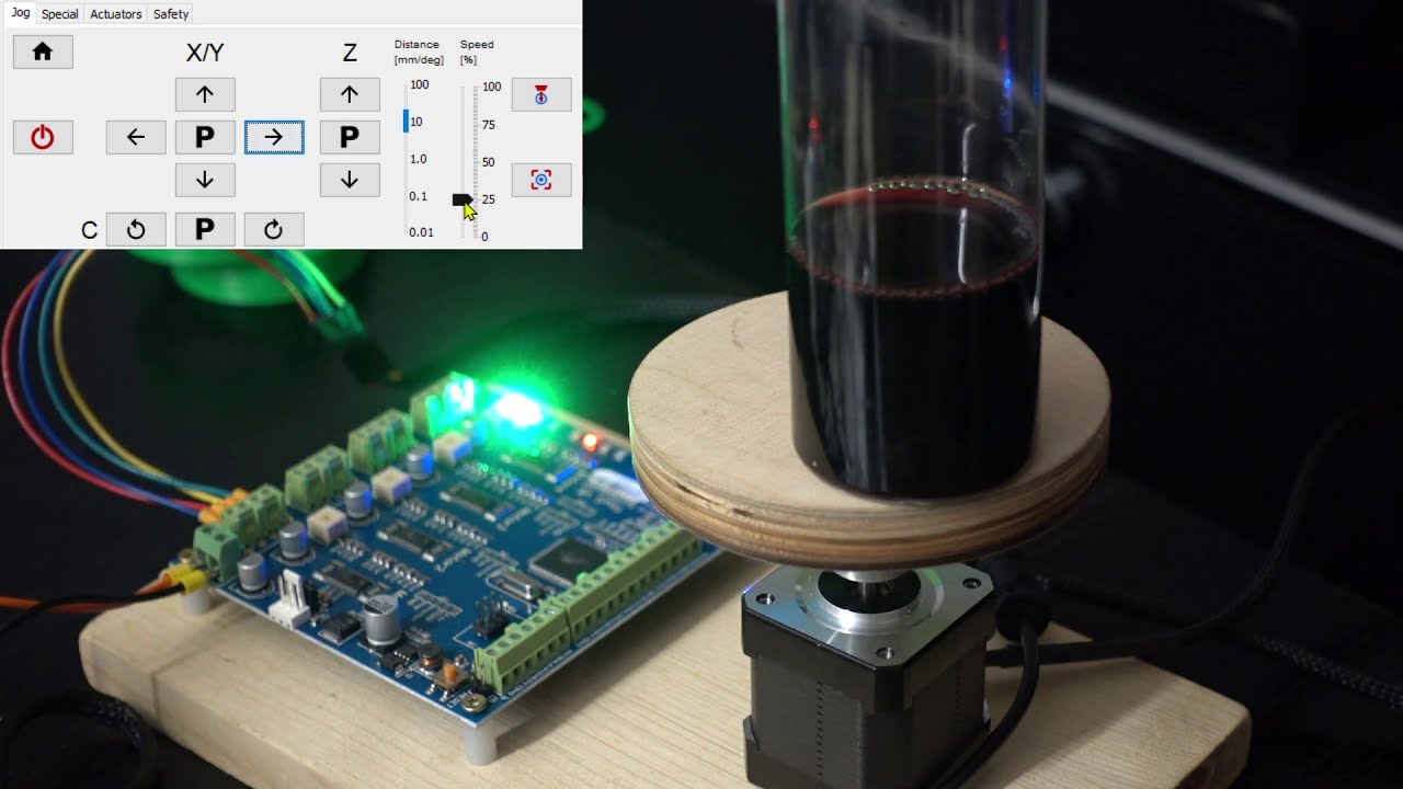 OpenPnP and TinyG with improved Speed Control / Jerk limit - YouTube