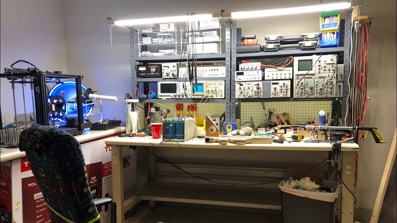 Fazio Bedroom Electronics Lab Tour - YouTube