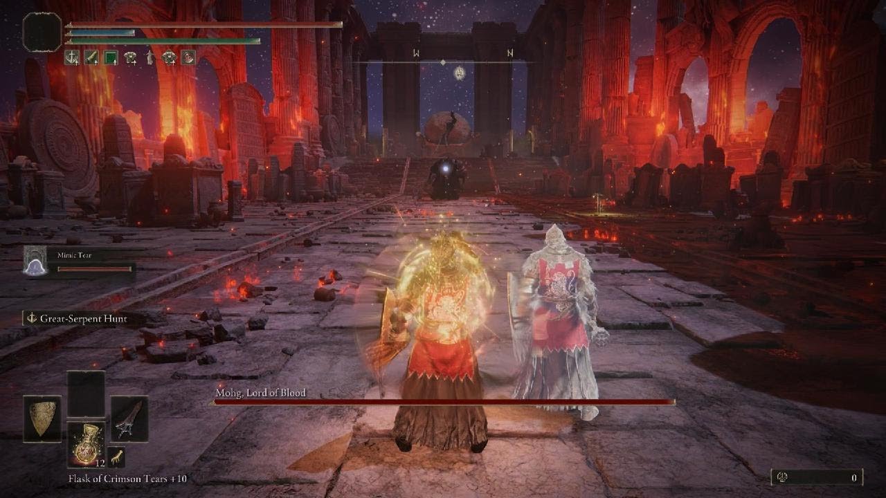ELDEN RING Mohg Lord of Blood melee - YouTube