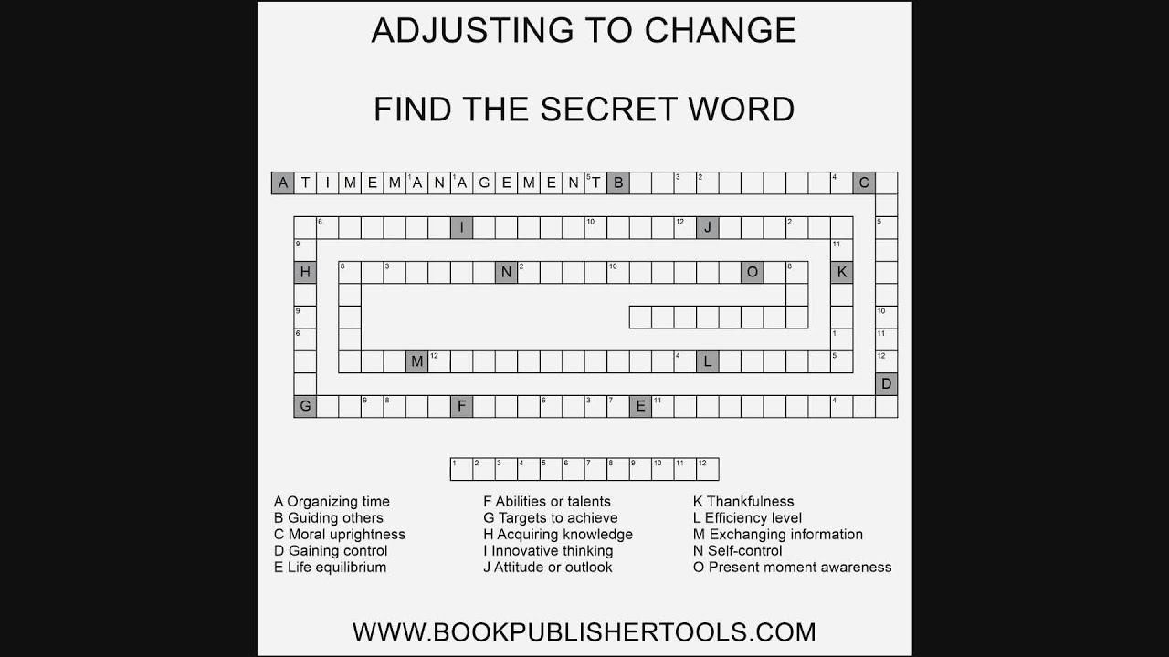 Find the secret word related to Self Improvement - Word Spiral puzzles ...