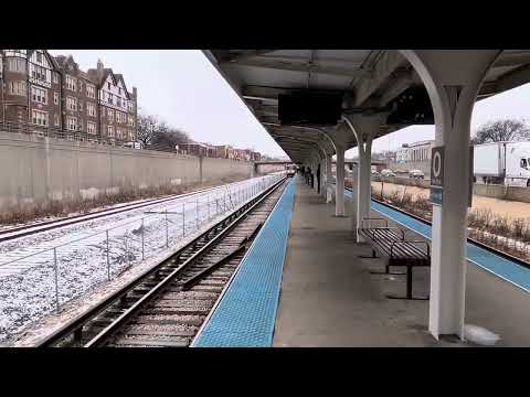Cta blue line at oak park - YouTube