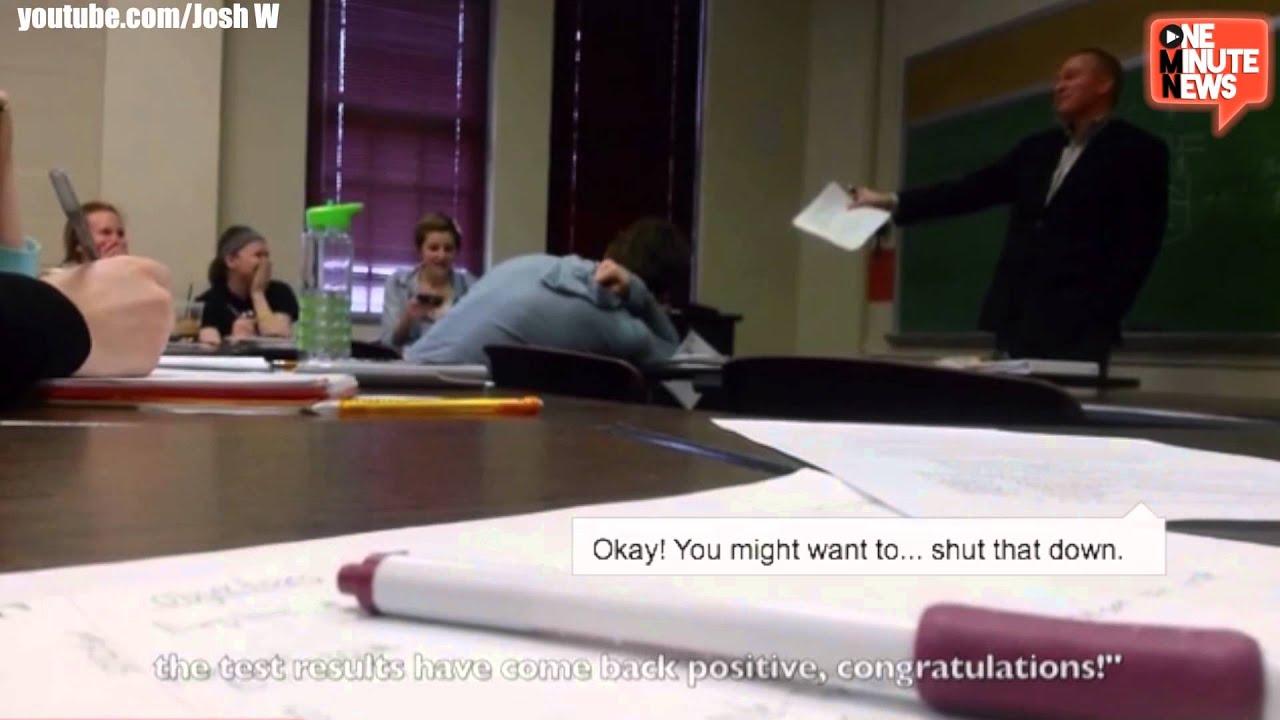 Aquinas College Student, Taylor Nefcy, Pulls Off Brilliant Prank - YouTube