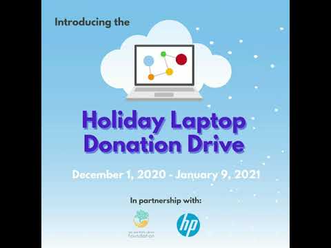 Introducing the Holiday Laptop Donation Drive - YouTube