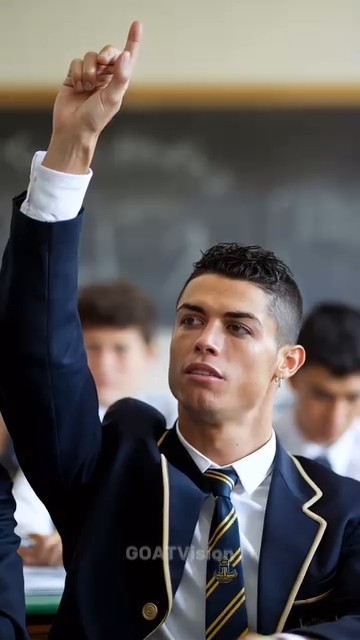 Ronaldo and Messi are fighting in high school#ronaldomessi#messi# ...