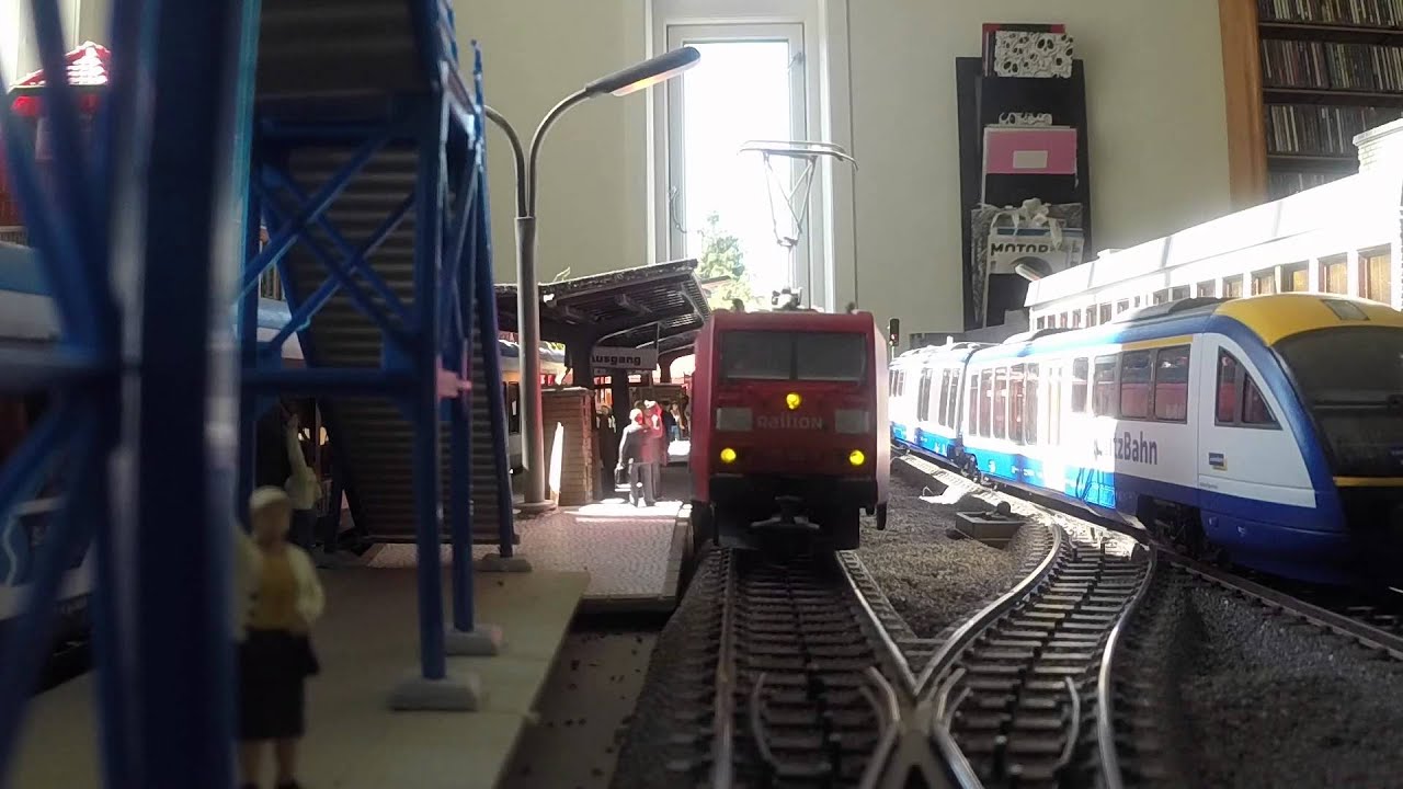 Layout Run Video - Märklin, PIKO & Roco (150 Sub special) AC H0 Scale ...