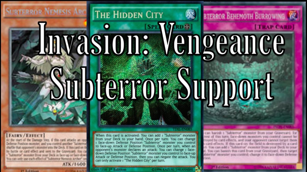 New Subterror Yugioh Cards! INOV Subterror Card Discussion - YouTube