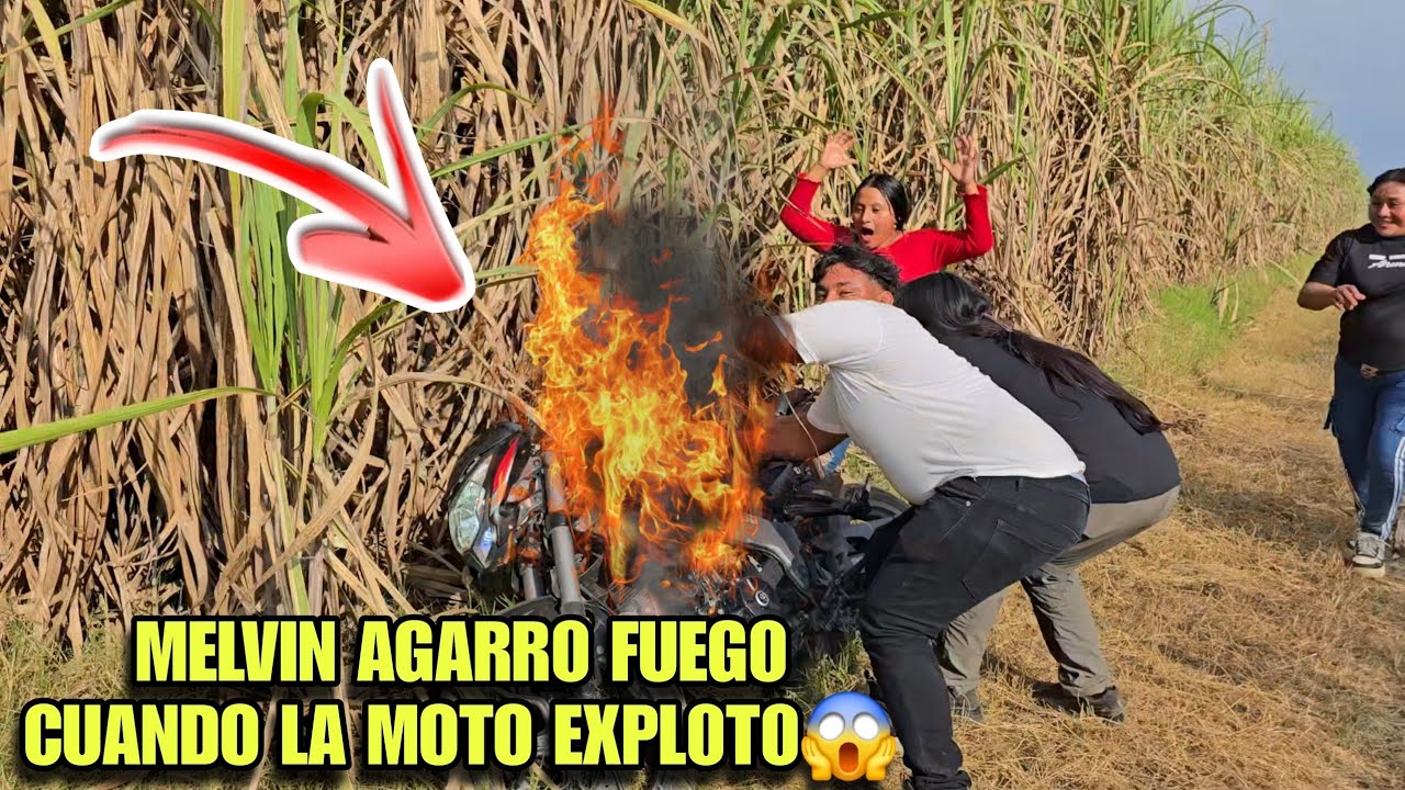 Melvin Sufre Un Terrible ACC1DENTE, Perdio El Control De La Moto ...