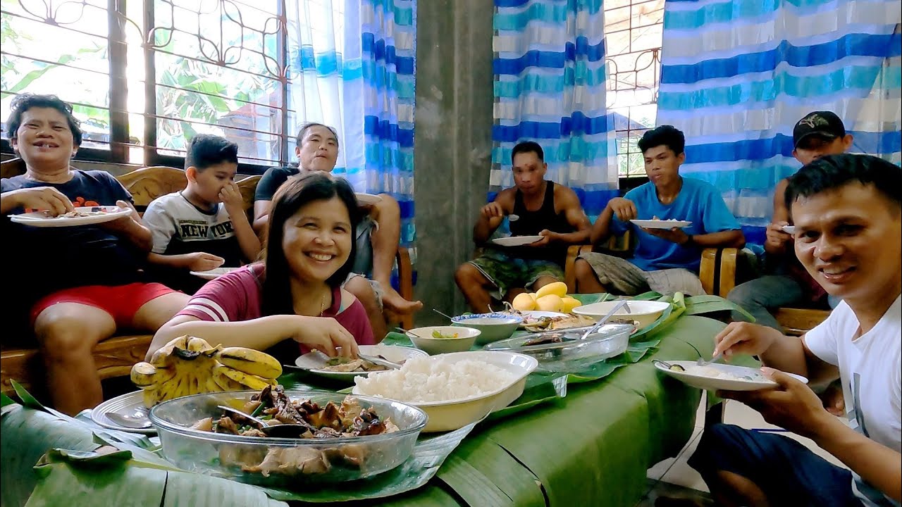 INIHAW NA BANGUS,TALONG AT BABOY SA TANGHALIAN+MARKET DAY(HAPPY SUNDAY ...