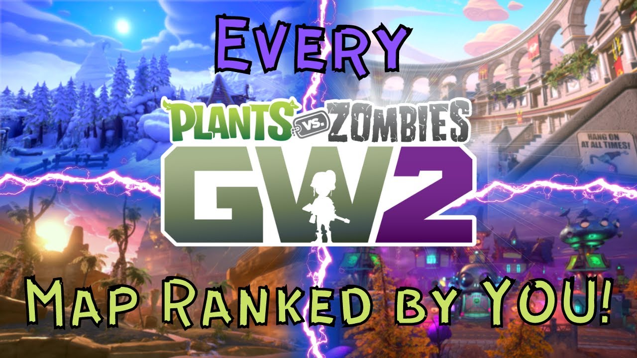 Every Plants vs. Zombies Garden Warfare 2 Map Ranked By YOU! - YouTube