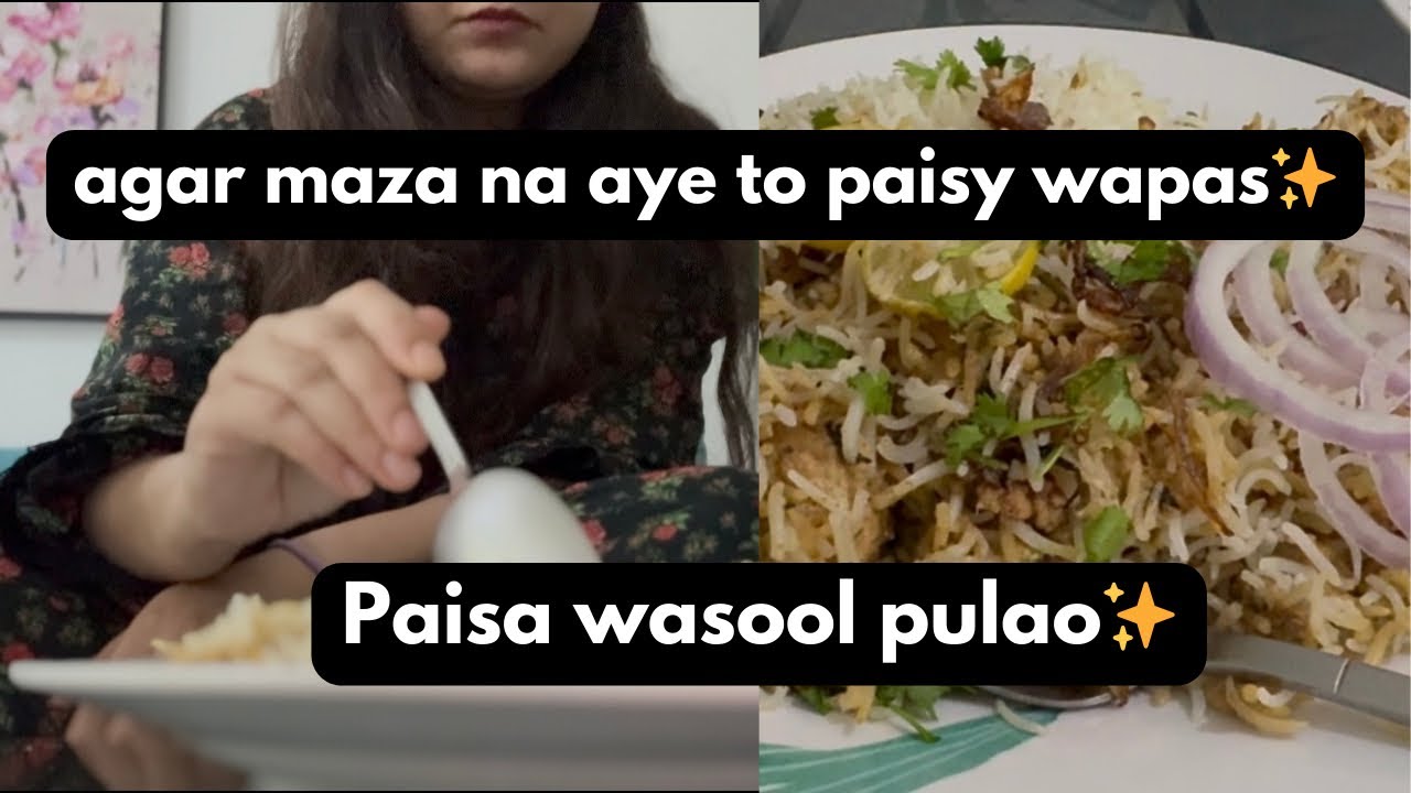 Paisa wasool pulao | chicken Malai pulao 🐓 - YouTube