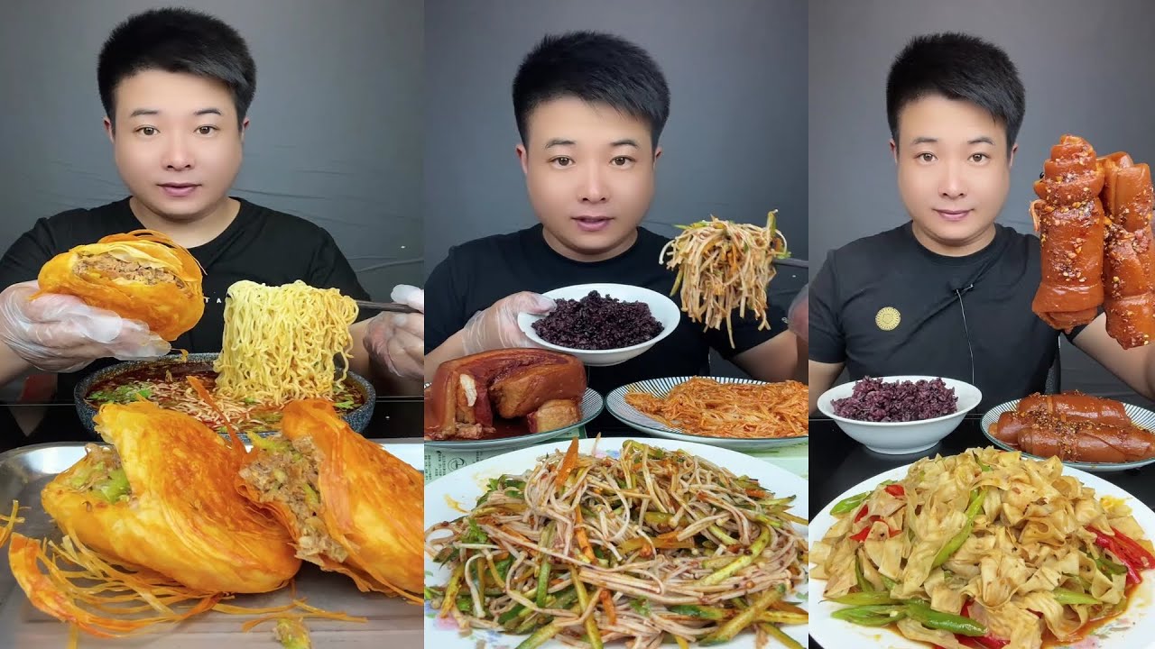 ASMR MUKBANG | SPICY BRAISED PORK BELLY | EATING SHOW | EATING SHOW ...