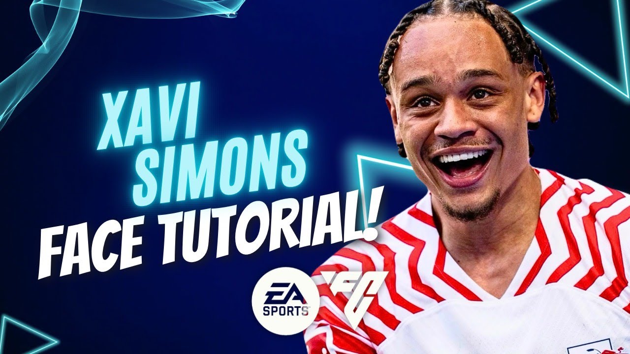 How to create XAVI SIMONS in EA FC24 - YouTube