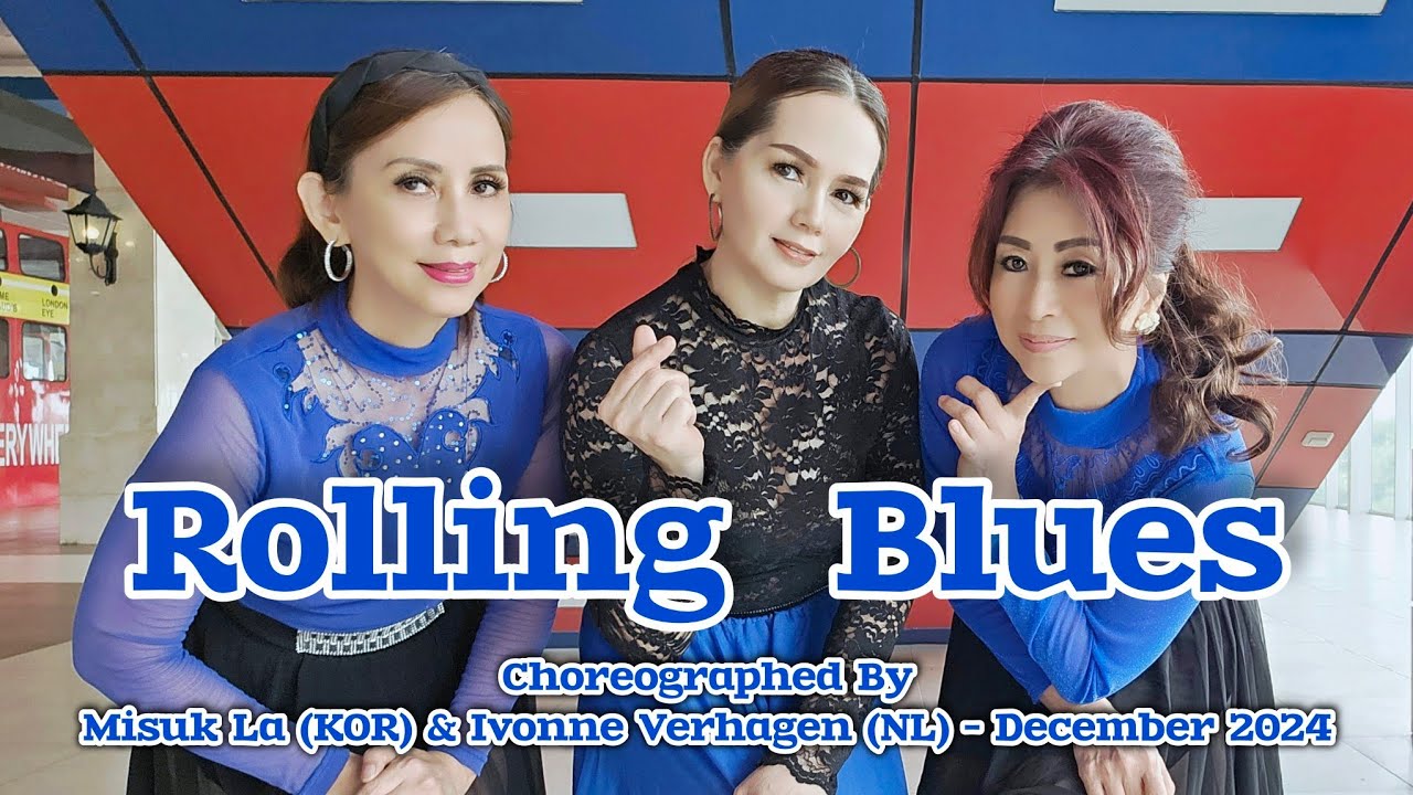 Rolling Blues - Line Dance - YouTube