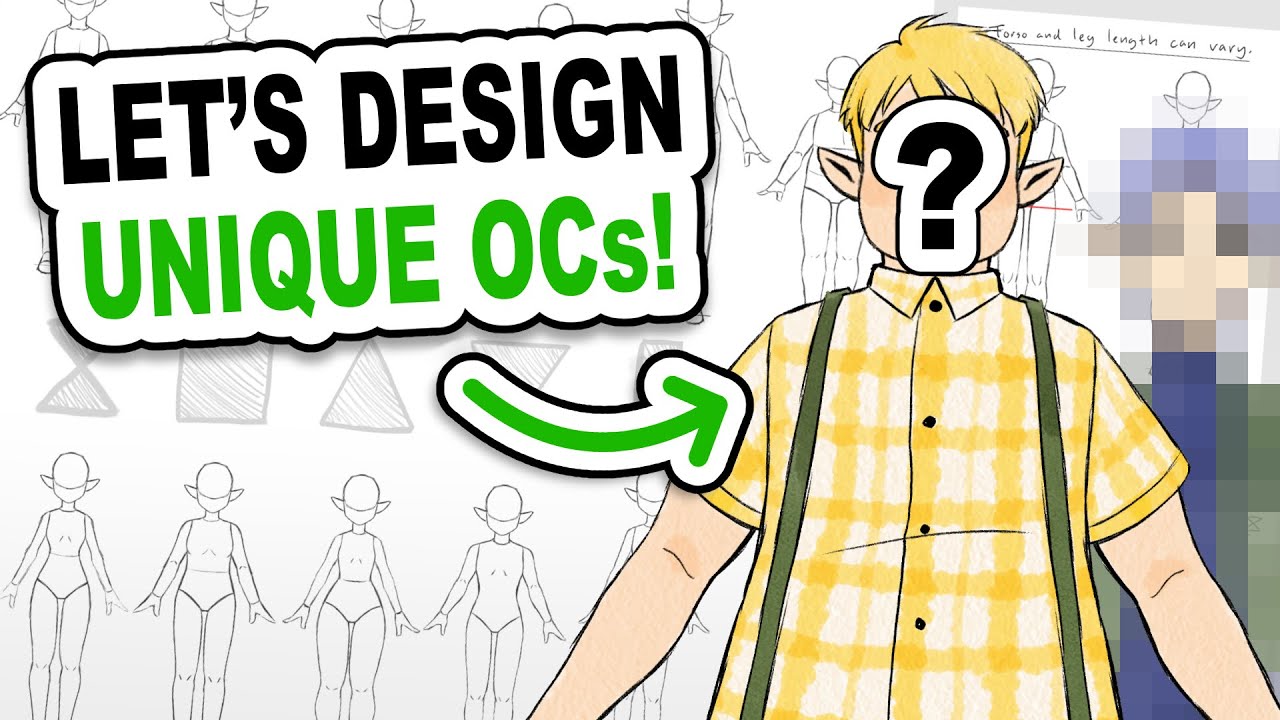 Let's Design Unique Original Characters! | Different Body Types and ...