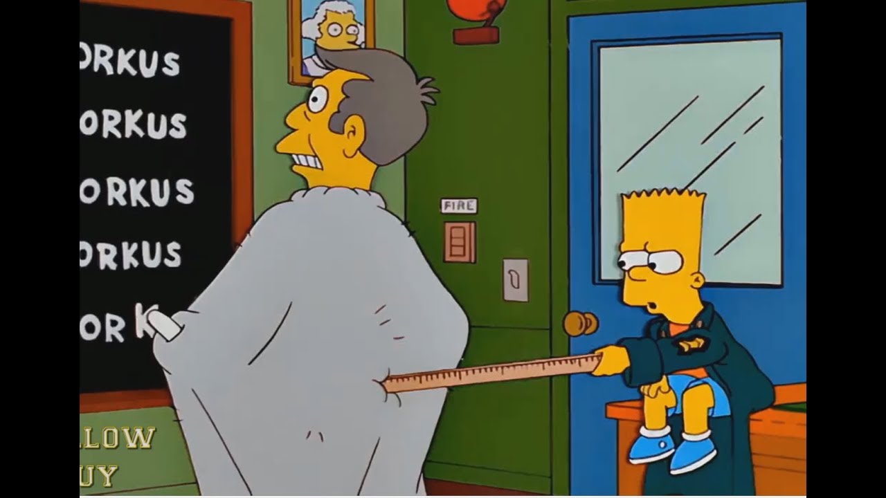 THE SIMPSONS - The Opportunity To torture Principal Skinner That You ...