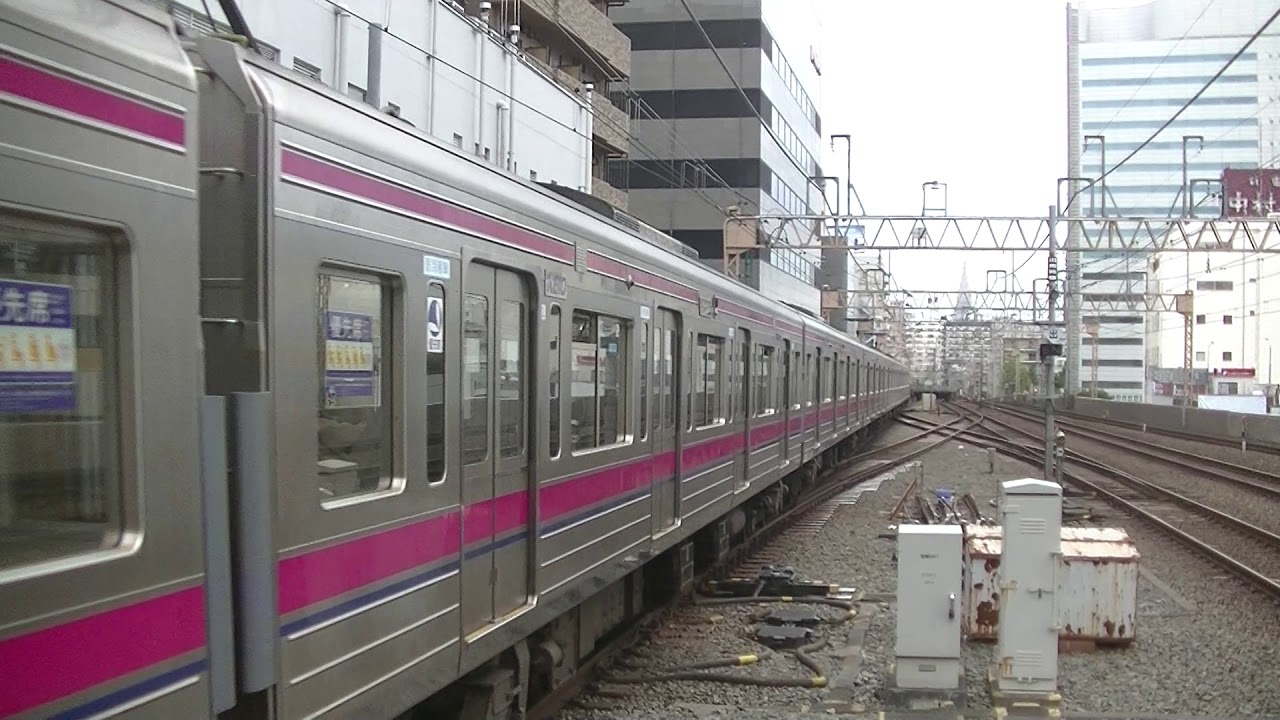 京王8000系8729F＠笹塚 - YouTube