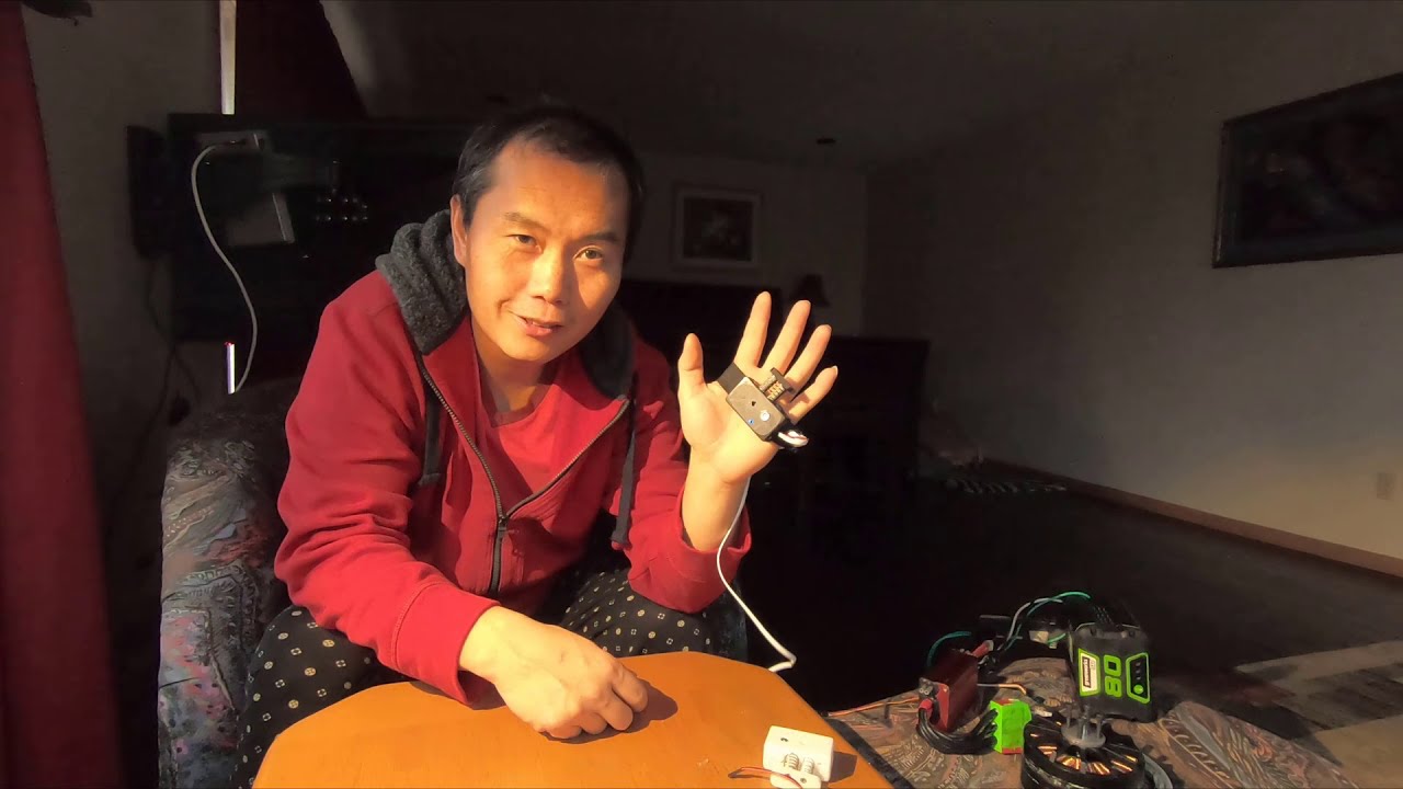 electric Paramotor universal wired palm throttle - YouTube