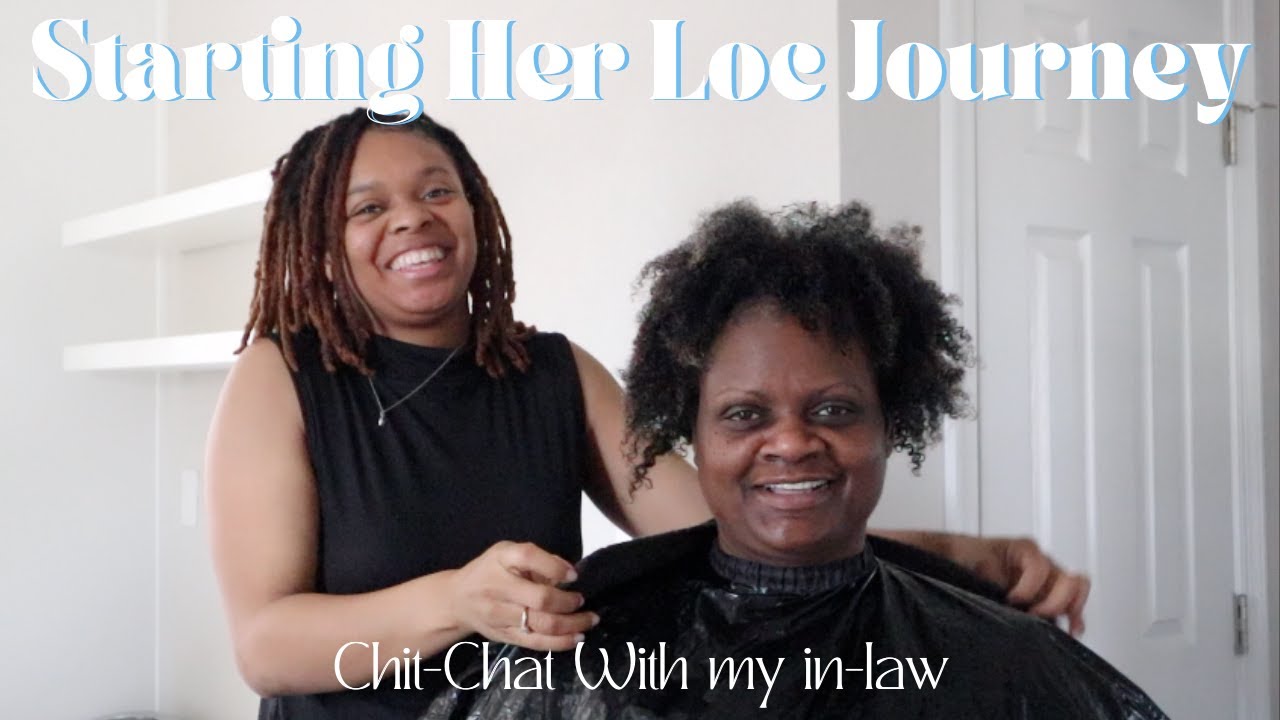 Starter Loc Journey | Starting Locs at Home + Chit Chat with Mom in-law ...