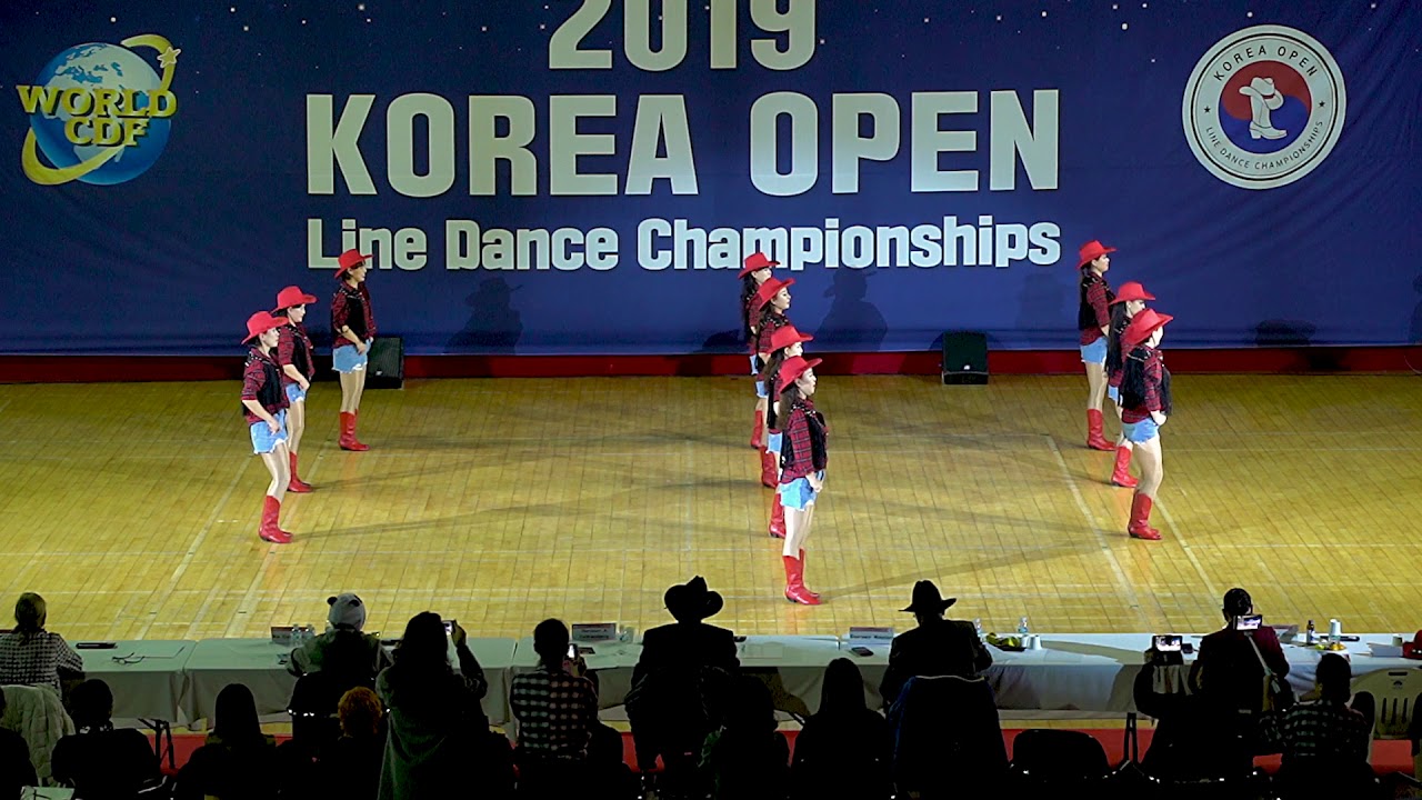 2019 Korea Open(WCDF) Team Troupes - Line Dance for All - YouTube